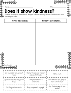 Kindness Worksheets | Made By Teachers