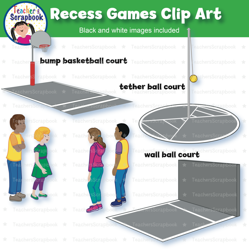 Recess Games Clip Art | Made By Teachers