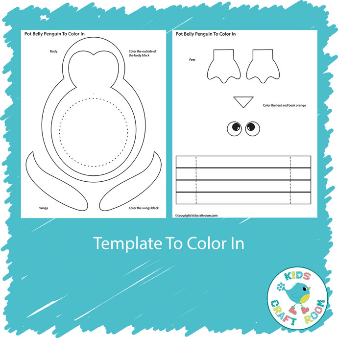 Cute Penguin With A Pot Belly | Made By Teachers