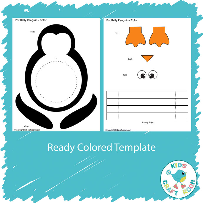 Cute Penguin With A Pot Belly | Made By Teachers