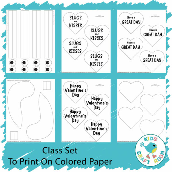 Slugs and Kisses Valentine's Day Card | Made By Teachers