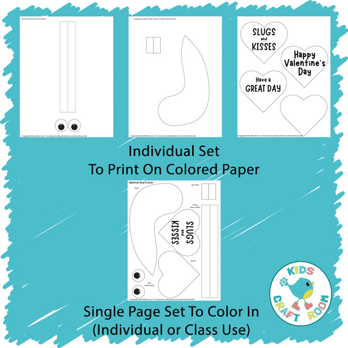 Slugs and Kisses Valentine's Day Card | Made By Teachers