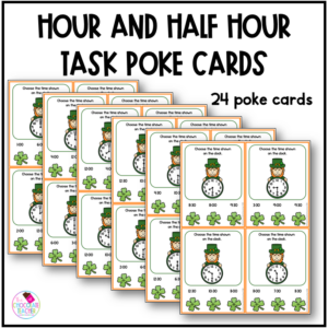 Telling Time - Hour and Half Hour - St. Patrick's Day - FREE | Made By ...