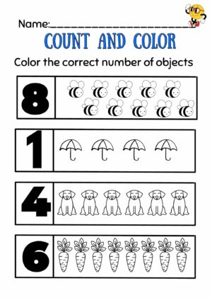 Count and Color Worksheets | Made By Teachers