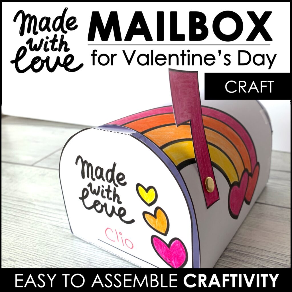 Valentine's Day Mailbox - Printable Valentine's Craft - Activity ...