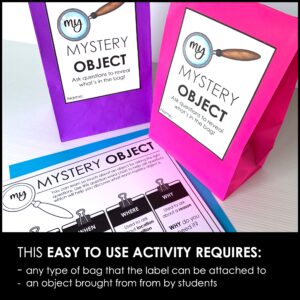 Mystery Bag | Object Guessing Game | Asking and Answering WH Questions ...