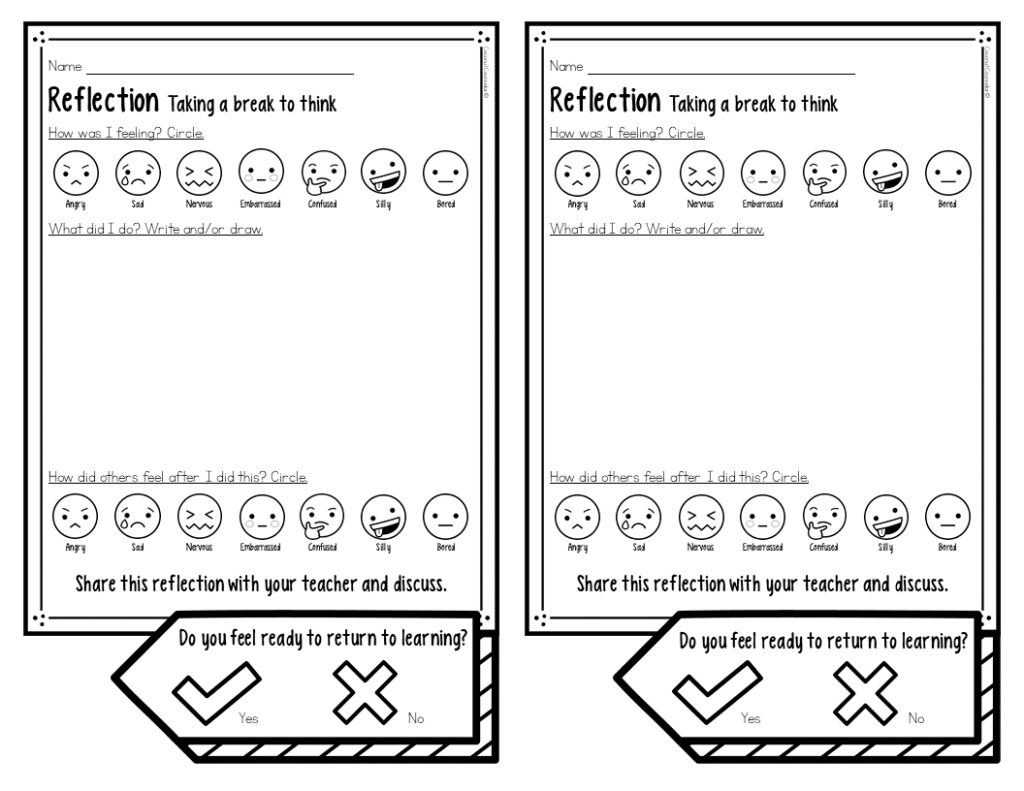 Reflection Sheets | Made By Teachers