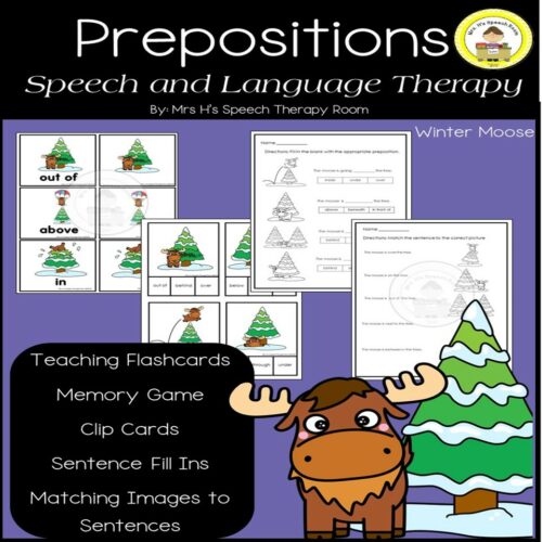 Positional Concepts and Prepositions in Speech Therapy Arctic Moose ...