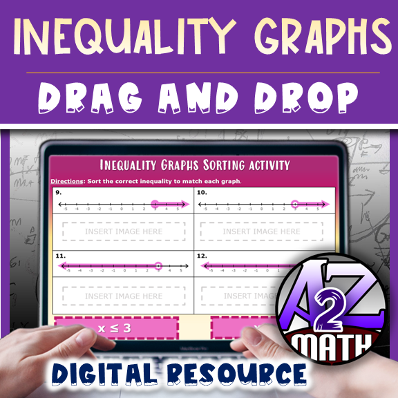 Inequality Graphs Activity Drag and Drop | Made By Teachers