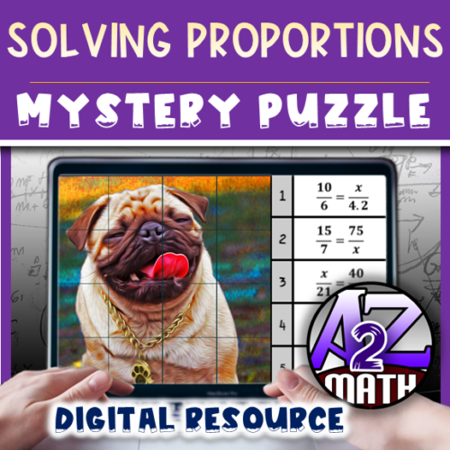 Solving Proportions Activity Digital Pixel Art Mystery Puzzle | Made By ...