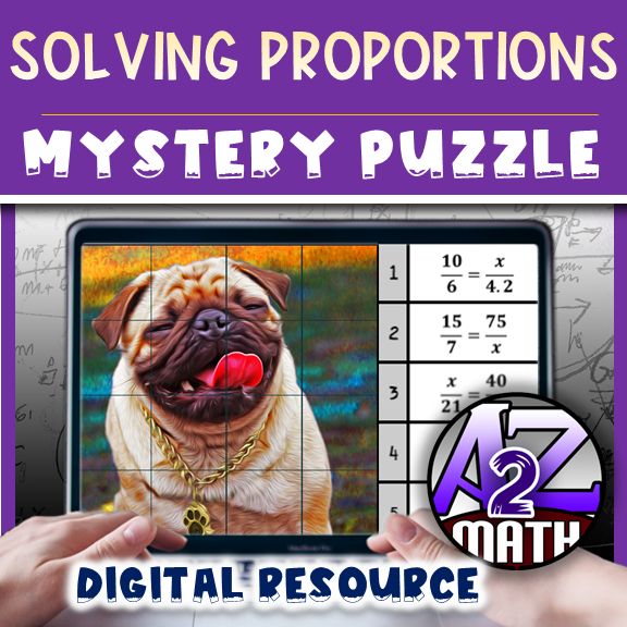 Solving Proportions Activity Digital Pixel Art Mystery Puzzle | Made By ...