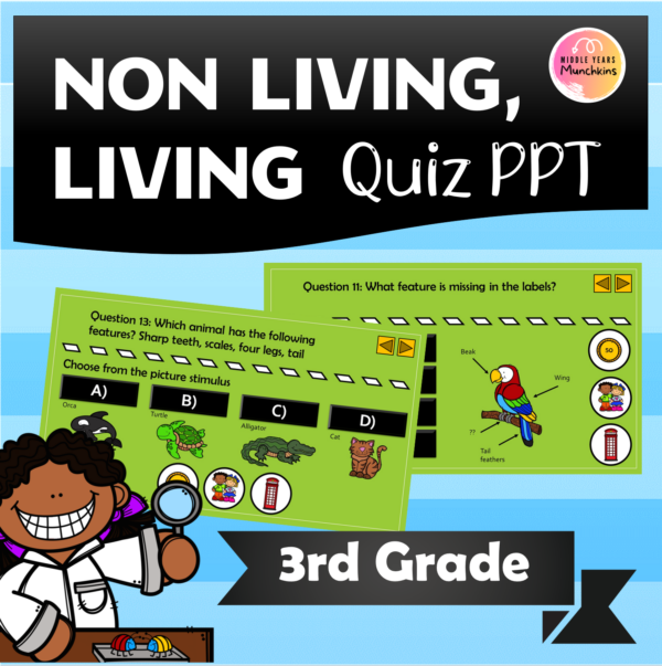Living and Non-Living Quiz PowerPoint | Made By Teachers