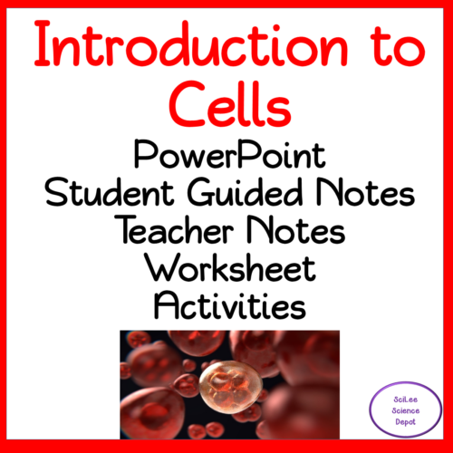 Introduction to Cells PowerPoint, Worksheet, and Activities | Made By ...