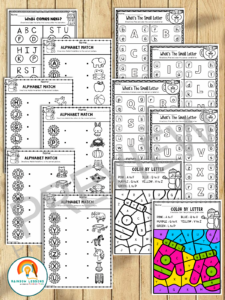 Winter Literacy | Letter Recognition | Alphabet Tracing | Capital ...