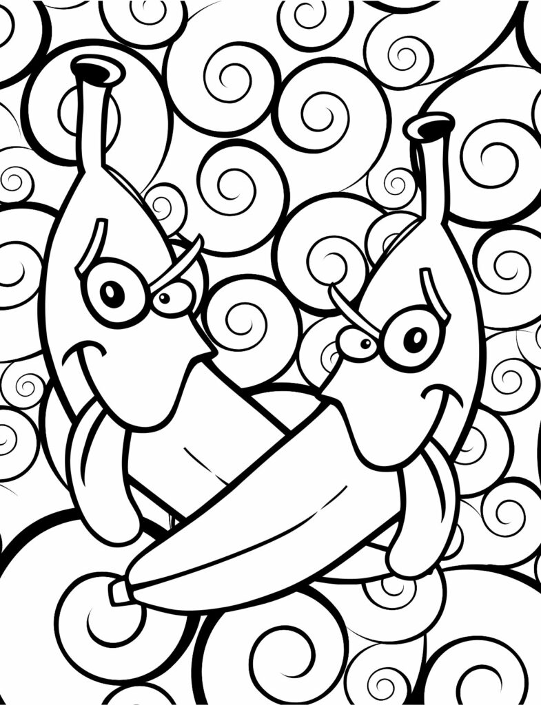 Fruits and Vegetables Coloring Book:A Super Cool Collection of Funny ...