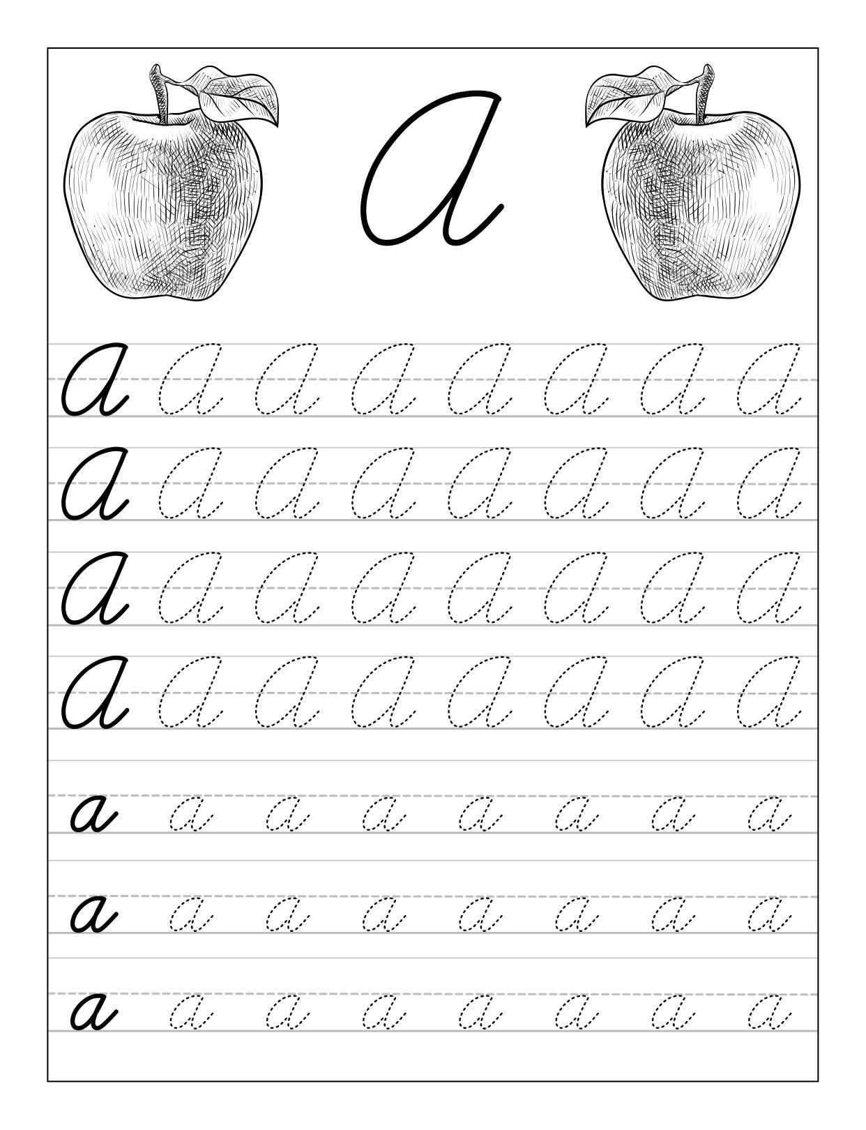 Cursive Handwriting Workbook for Kids: An Easy-to-Use Writing Exercise ...