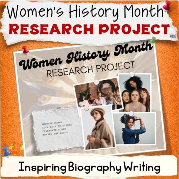 Women's History Month Research Project - Biography Writing Activities ...