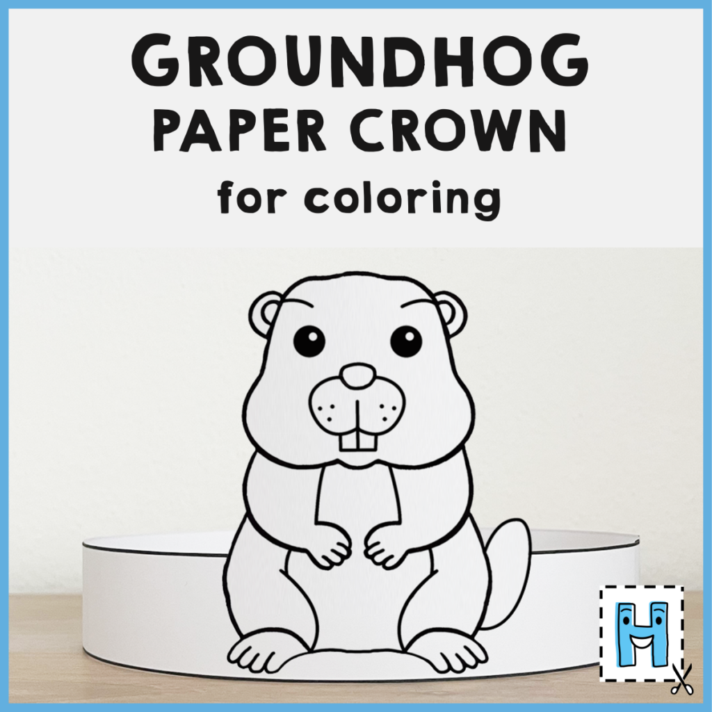 Sheep Paper Crown Printable Farm Animal Coloring Craft | Made By Teachers