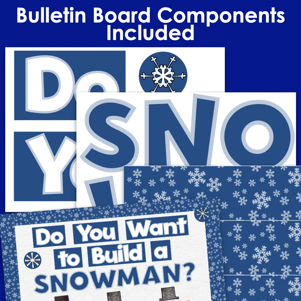 Snowman Winter Math Craft Perimeter Activity | Made By Teachers