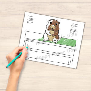 Groundhog Day Paper Crown Headband Printable Coloring Craft Activity ...