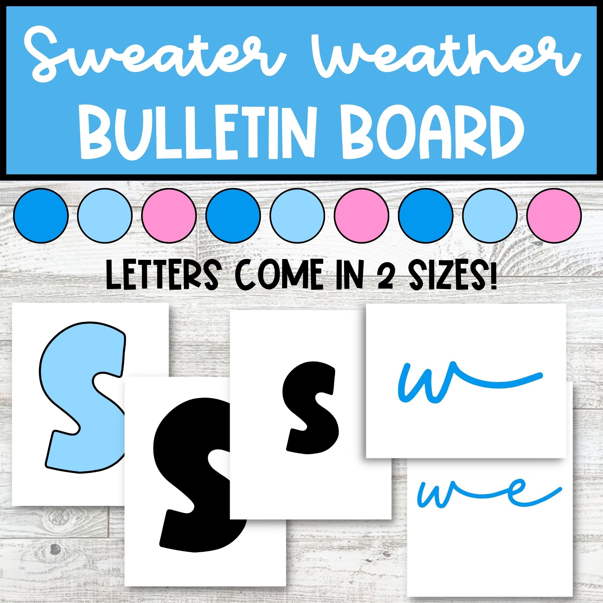 Sweater Weather Winter Bulletin Board with Craft and Writing Activity ...