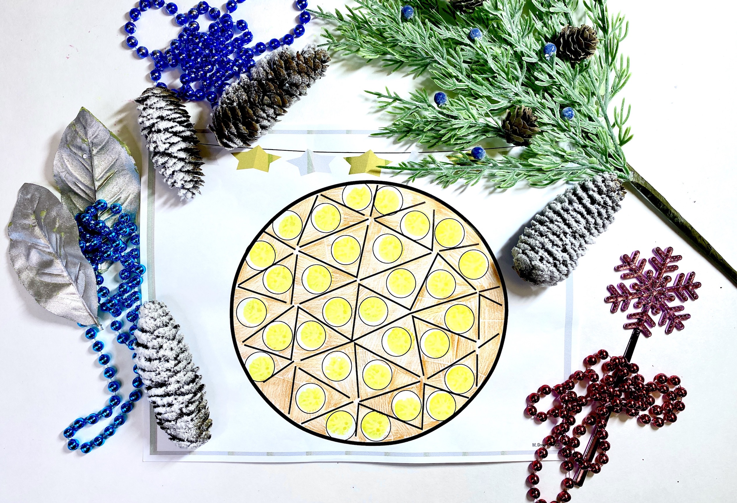 New Year's Do A Dot Art Packet | Made By Teachers