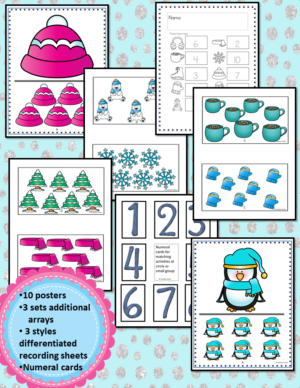 Winter Counting to 10 Count the Room | Made By Teachers