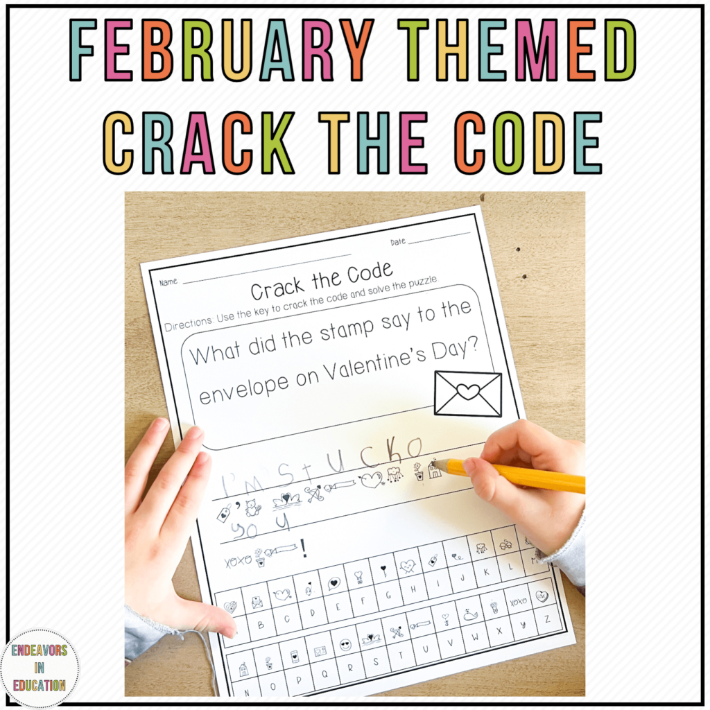 February Crack the Code | Valentines Activity | Valentines Jokes | Made ...