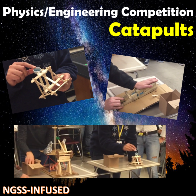 Physics/Engineering Catapult Competition (Projectile Motion) | Made By ...