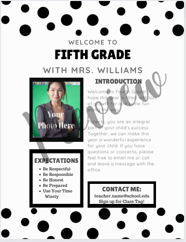 Open House Meet the Teacher Letter (Editable) | Made By Teachers