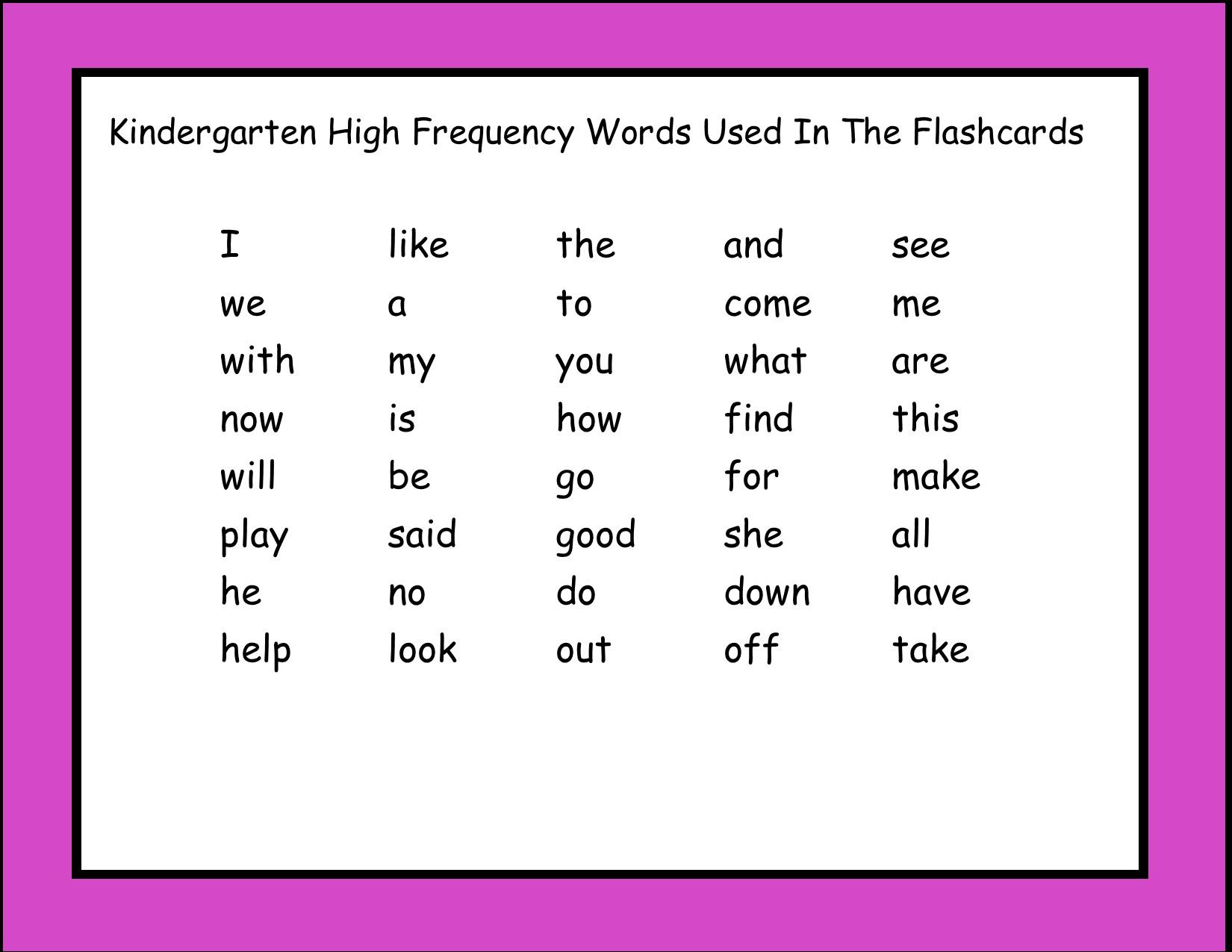 Groundhog Day Theme Kindergarten High Frequency Word Cards | Made By ...