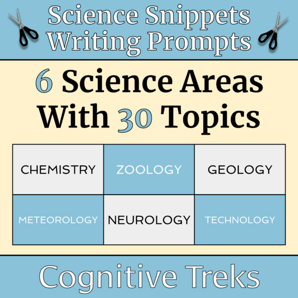 Science Snippets Writing Prompts #2 | Warm Ups | Science Starters | 30 ...