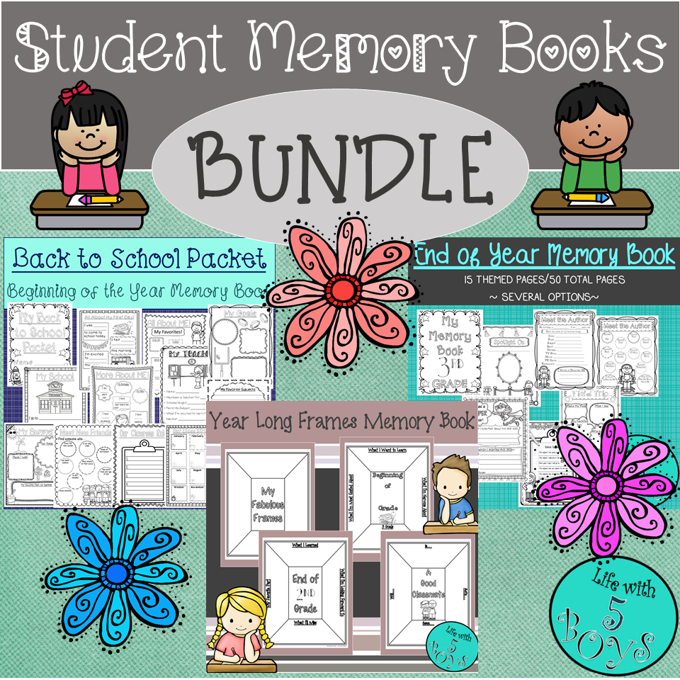 Student Memory Books BUNDLE - Made By Teachers