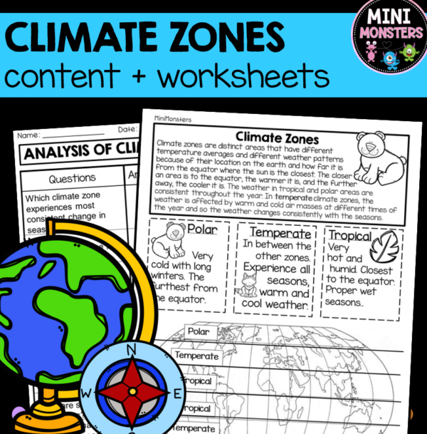 World Climate Zones Worksheets | Made By Teachers