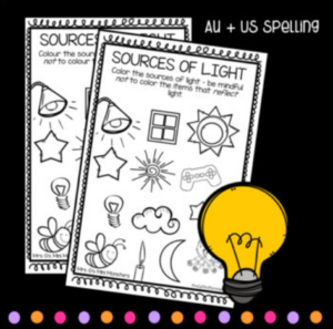 Sources of Light Worksheets | Made By Teachers