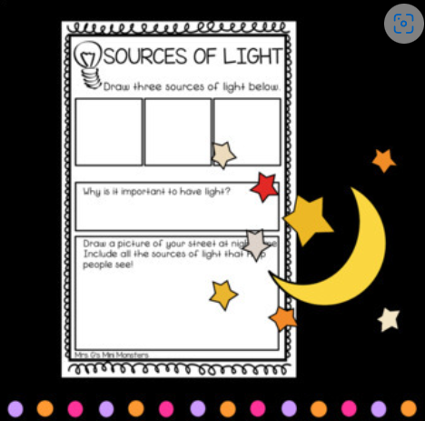 Sources of Light Worksheets | Made By Teachers