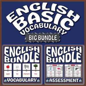 English - Basic Vocabulary Bundle | Made By Teachers