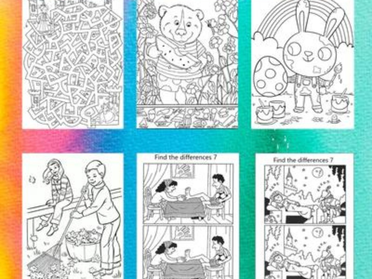 50 pages Road Trip Activity Pack - Printable Kids Activities, I spy ...