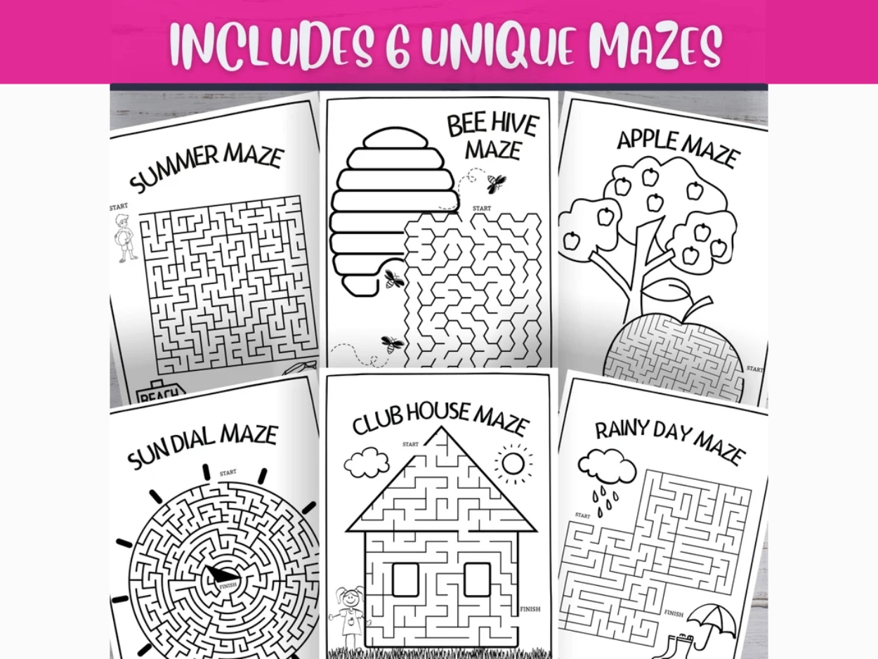 25 Summer Kids Activities, Summer Camp Activity, Printable Activity ...