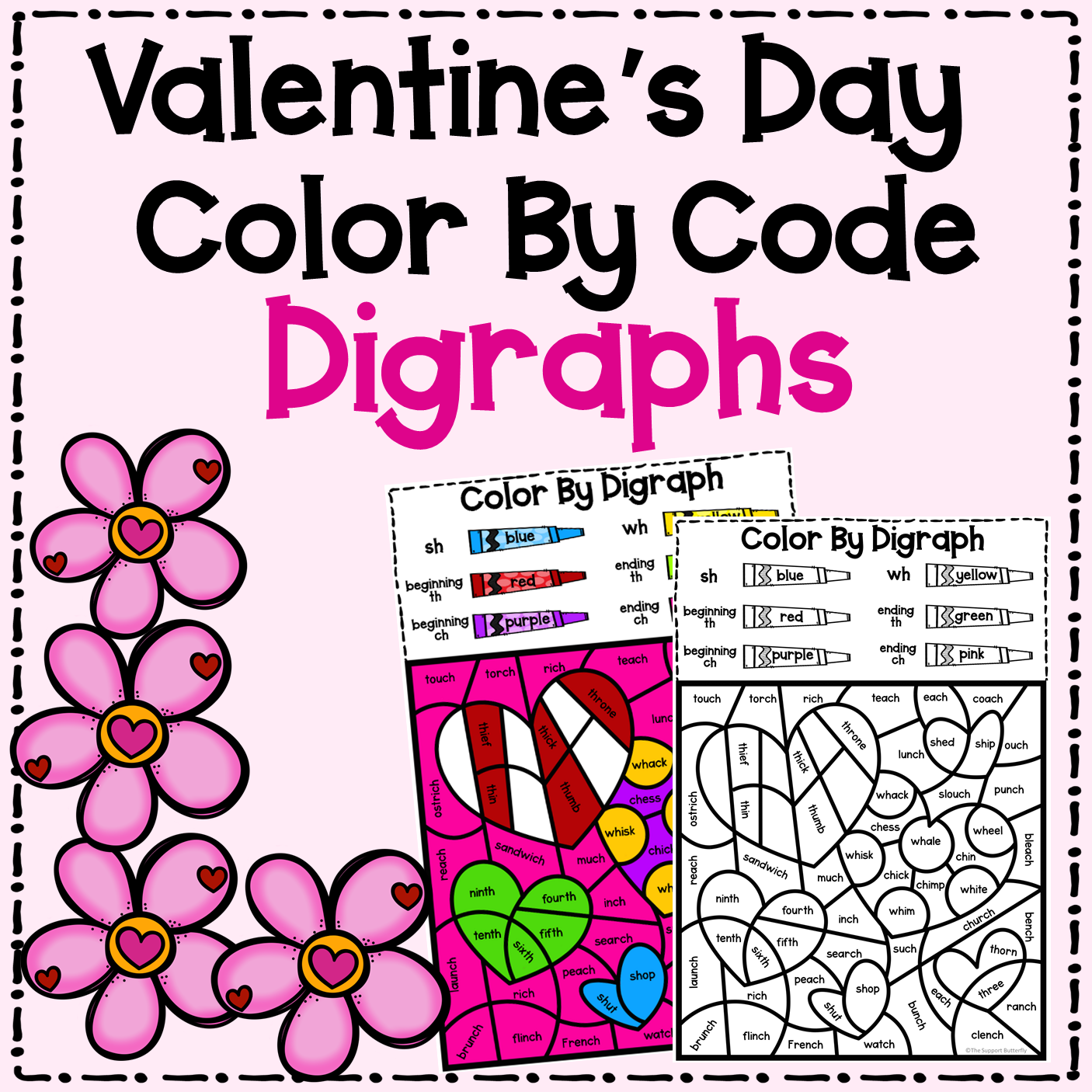 Valentine's Day Activities Digraphs | Made By Teachers