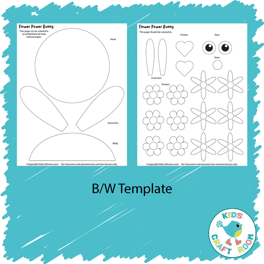 Spring Flower Bunny Craft | Made By Teachers