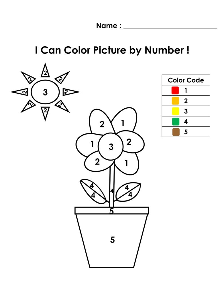 FREE Math Color by Code | Made By Teachers