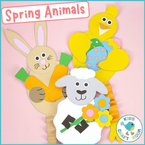Spring Animal Craft Bundle | Made By Teachers