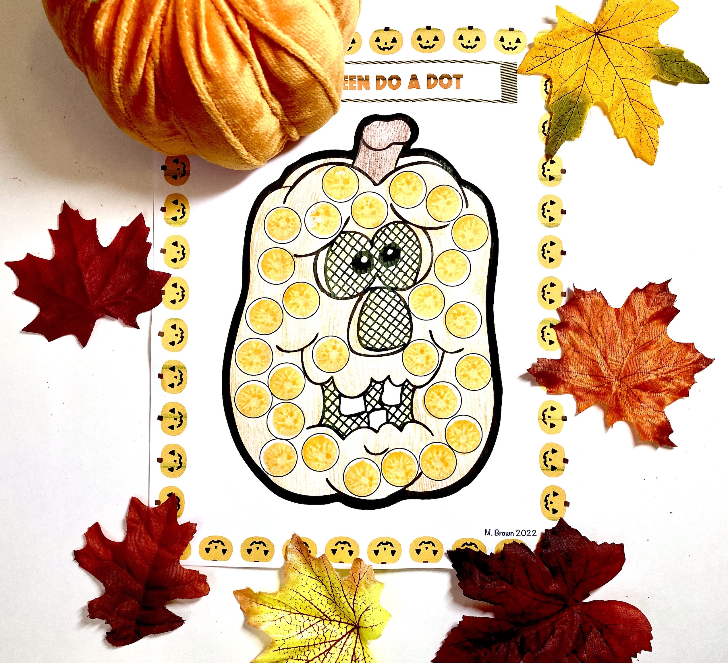 Halloween Do A Dot Art Packet | Made By Teachers