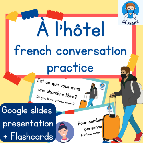 À l'hôtel. French Hotel Reservation Speaking Activity | Made By Teachers