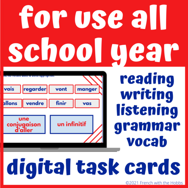 Multi-Level French Boom™ Digital Task Cards BUNDLE | Made By Teachers