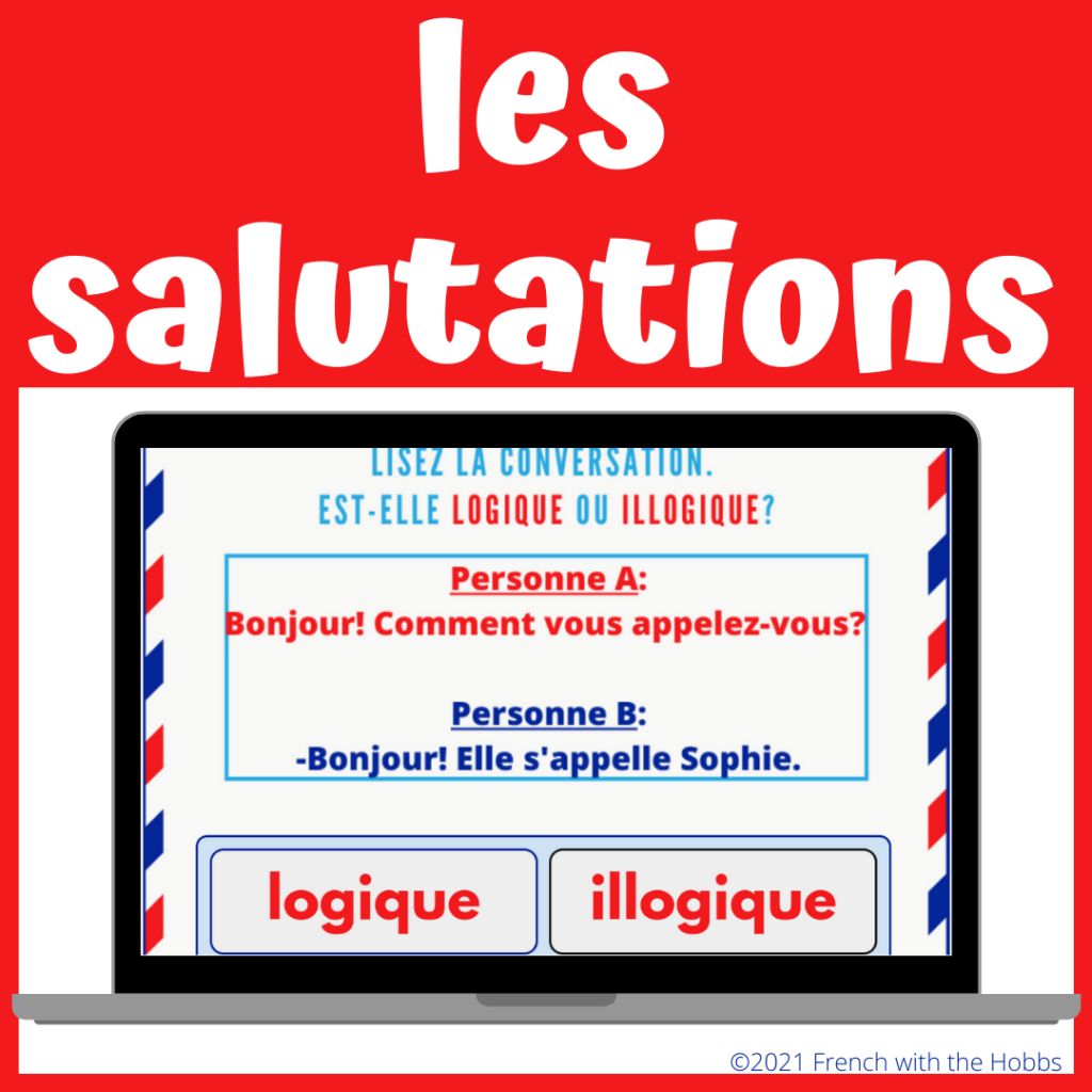 FREE French Greetings Digital Boom™ Cards | Made By Teachers