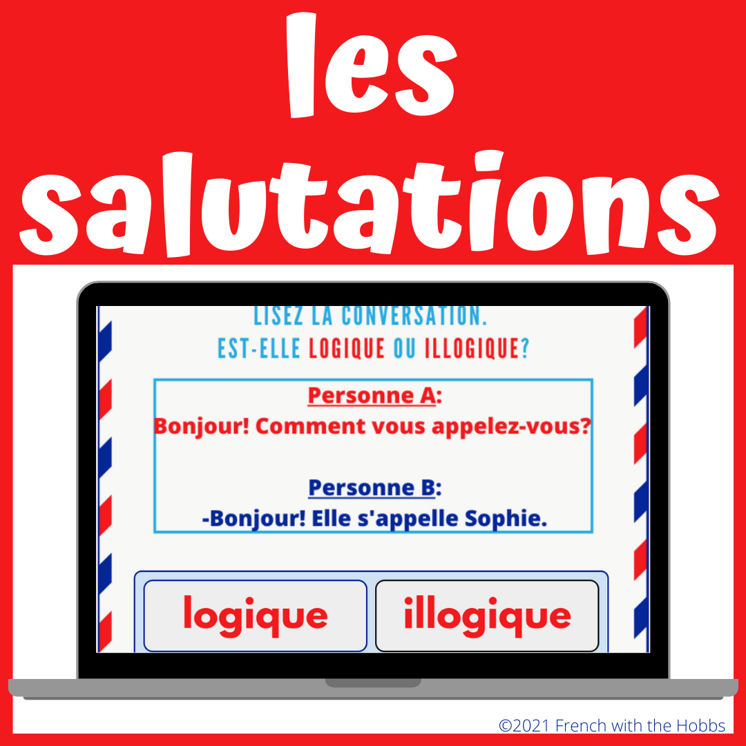 FREE French Greetings Digital Boom™ Cards | Made By Teachers