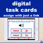 Immersion French Subject Pronouns Boom Cards | Made By Teachers