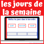 French Days of the Week Boom™ Digital Task Cards | Made By Teachers